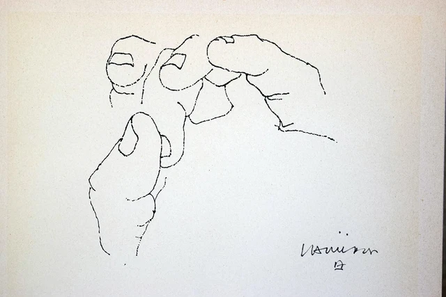 EDUARDO CHILLIDA. DIBUJOS - manos 1949-1974. Ediciones Polígrafa 1979 ...