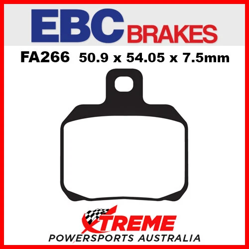 BENELLI TREK 899 07-14 EBC HH Sintered Rear Brake Pads, FA266HH $70.50 ...