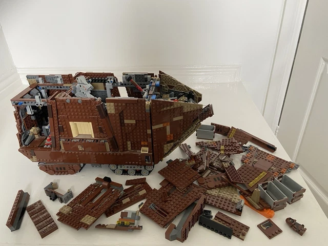 LEGO STAR WARS 75059 UCS Sandcrawler (incomplete) Build With One Mini ...