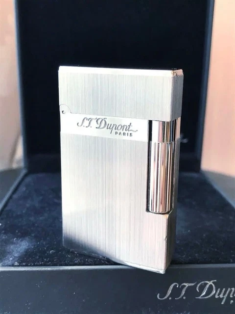 DUPONT GAS LIGHTER, silver, French, hairline, line 2 $1,111.01 ...