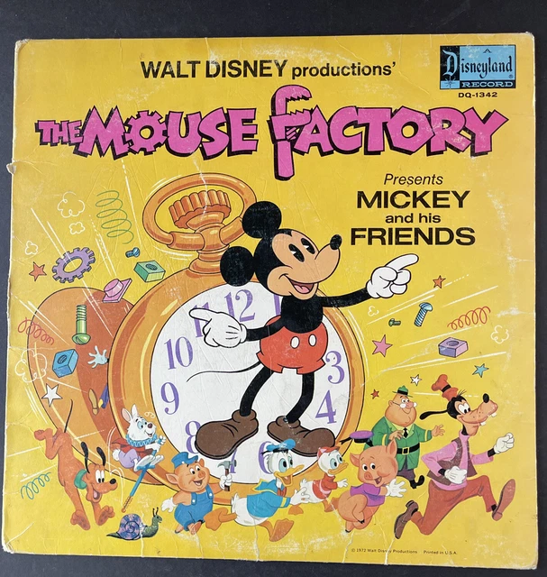 WALT DISNEY « The Mouse Factory » Mickey et ses amis 1972 chansons et ...