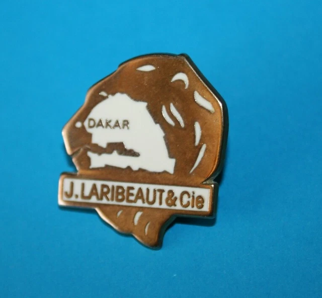 PIN'S LAPEL PIN DAKAR Carte du Sénégal caricature Tête de Lion J.LARIBEAUT & Cie EUR 3,90 ...