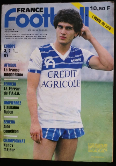 FRANCE FOOTBALL 1/10/1985 Inter, Milan AC, Torino/ Ruben/ Ferreri ...
