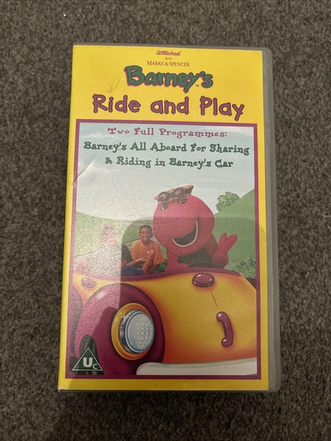 BARNEY’S RIDE AND Play Rare Vintage VHS Tape £20.00 - PicClick UK
