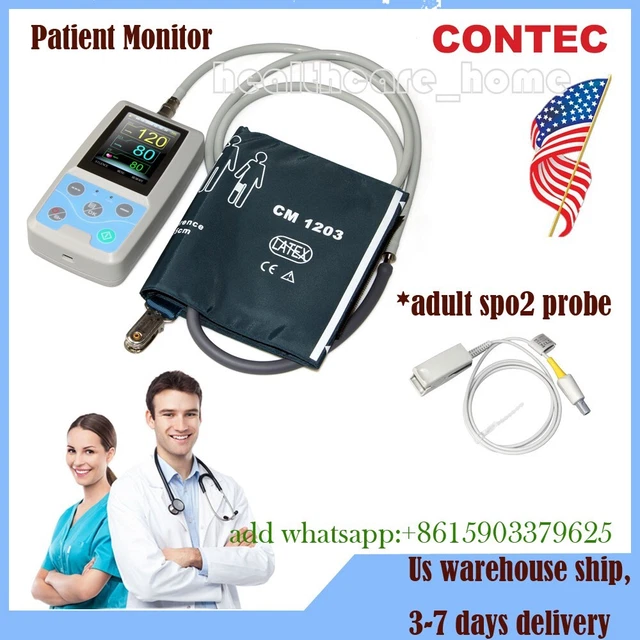 CONTEC PM50 VITAL Signs Patient Monitor,Software NIBP SPO2 PR Monitor ...