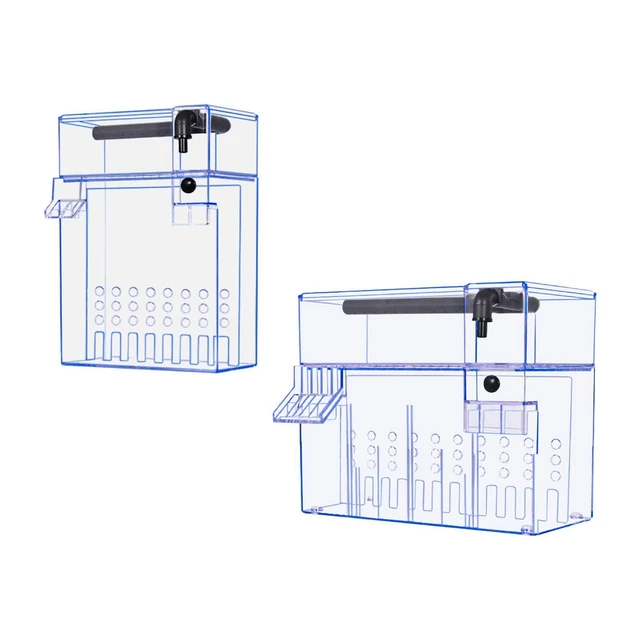 FISH TANK Box with Lid Easy to Install Turtle Tank Hanging Box Aquarium ...