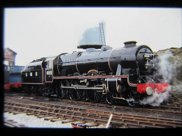 ORIGINAL 35MM Slide Steam Locomotive/ Engine LMS Royal Scot Class No ...
