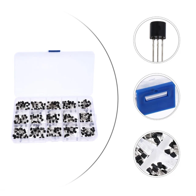 ASSORTED TRANSISTOR SILICON Npn Power Transistors Transistor Kit Box £ ...