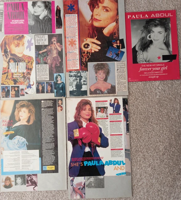 PAULA ABDUL CLIPPINGS 1980s £11.11 - PicClick UK
