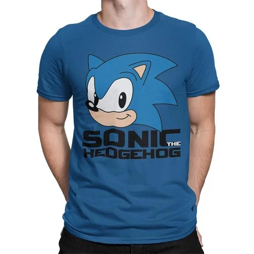 SONIC THE HEDGEHOG Classic Head Camiseta Official Merchandise M/L/XL ...