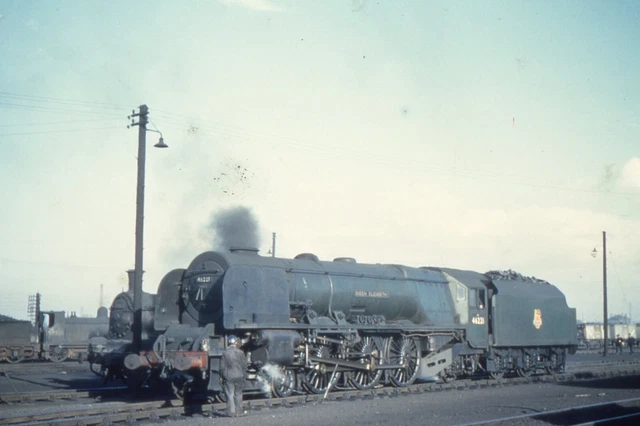 35MM RAILWAY SLIDE: COLOUR-RAIL: SC 447: CLASS 8P: 46221 QUEEN ...