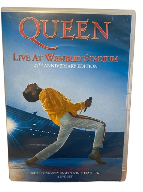 QUEEN: LIVE AT Wembley Stadium [25th Anniversary Edition] (DVD, 1986 ...