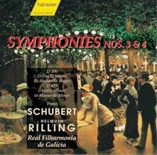 SCHUBERT FRANZ - Rilling Helmuth Symphonies Nos. 3 and 4 (CD) Album EUR ...