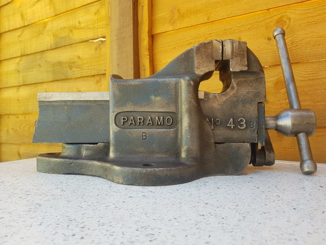 VINTAGE PARAMO NO 43 B Engineering Vice With Quick Release £79.99 ...