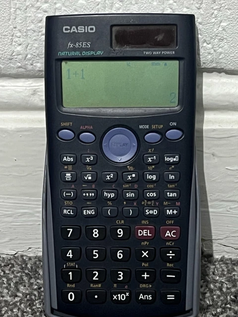 CASIO FX-85ES SCIENTIFIC Calculator With Case Fully Working Two Way ...