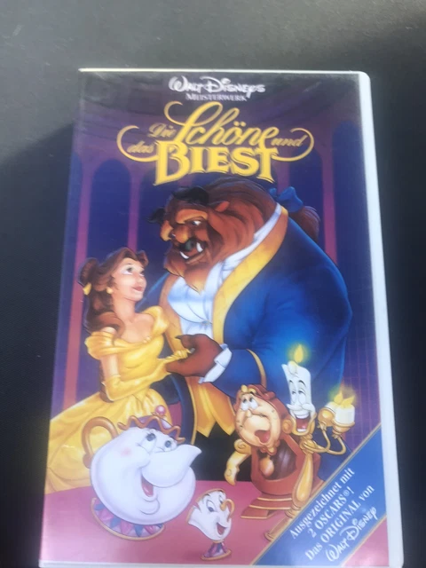 DIE SCHÖNE UND das Biest VHS Walt Disney Meisterwerk Edition 1325/25 Original EUR 44,00 ...