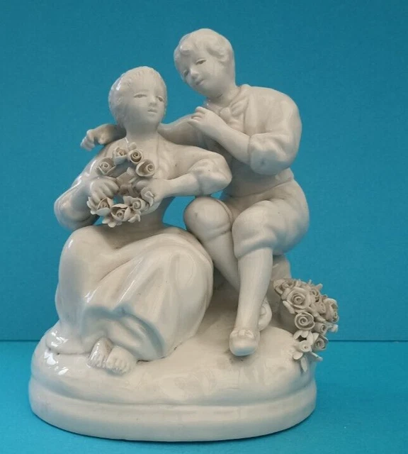 STATUE GALANT CAPO DI MONTE ? signature ROGER EUR 45,00 - PicClick FR