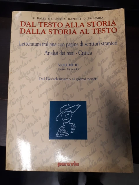 LIBRO LICEO DAL Testo Alla Storia Dalla Storia Al Testo Letteratura ...