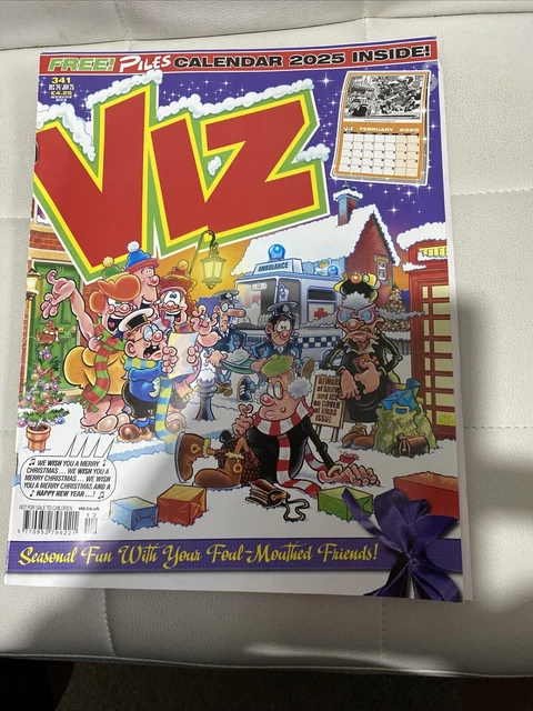 VIZ COMIC MAGAZINE Dec 2024/Jan 2025 Seasonal fun with friends + Piles ...