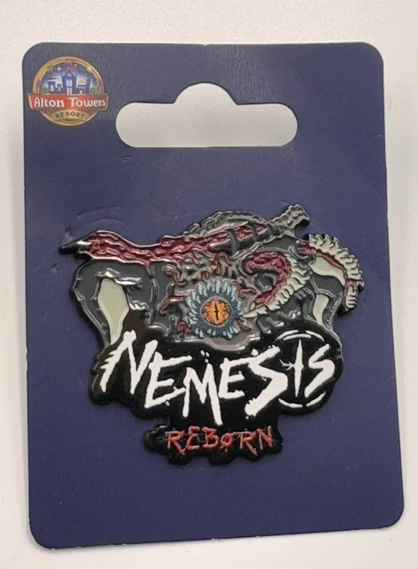 ALTON TOWERS NEMESIS Reborn Monster 2024 Merlin Pin Badge new £15.00 ...