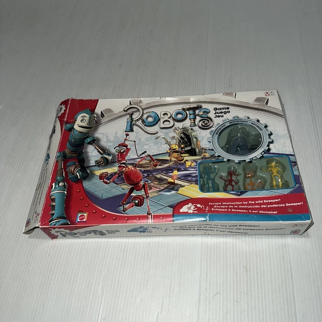 MATTEL BOARD GAME Robots Sweeper Escape Game Box $38.95 - PicClick AU