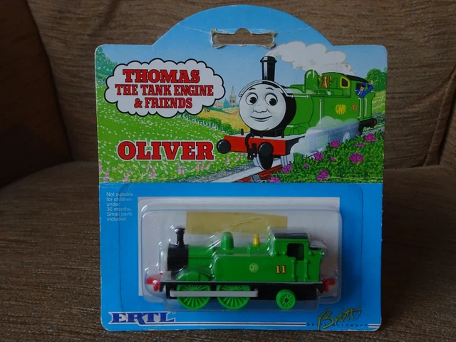 ERTL THOMAS THE Tank Engine and Friends Oliver carded 1993 #4009 £15.00 ...