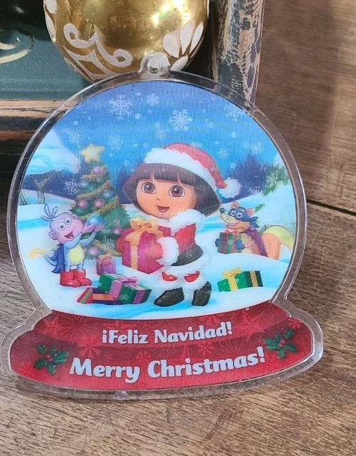 KURT ADLER DORA The Explorer 3D Christmas Ornament Lenticular 2011 £7. ...