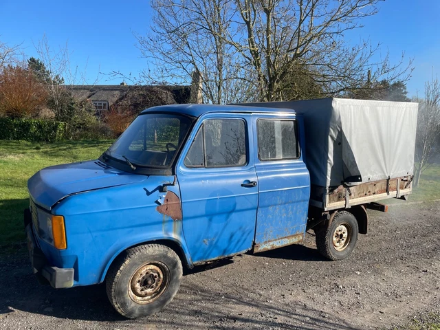 FORD TRANSIT MK2 Double Cab Short Wheel Base Pick Up Box Lorry - Pinto ...