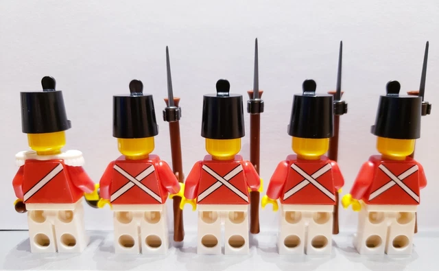 LEGO PIRATES BRITISH GRENADIER Infantry Soldiers MINIFIGS Musket NEW ...