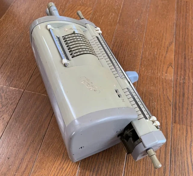 TIGER CALCULATING MACHINE Hand Mechanical Calculator 1965 Antique ...