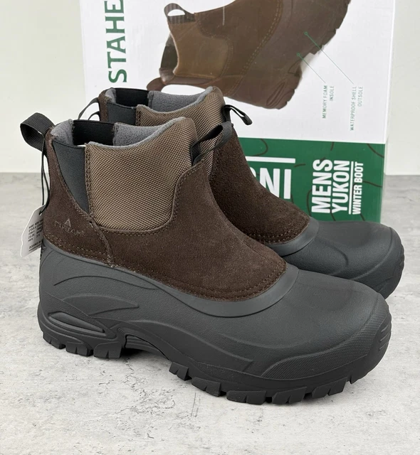 STAHEEKUM YUKON 3M Thinsulate Snow Boots Men’s Size 13 Brown New In Box ...