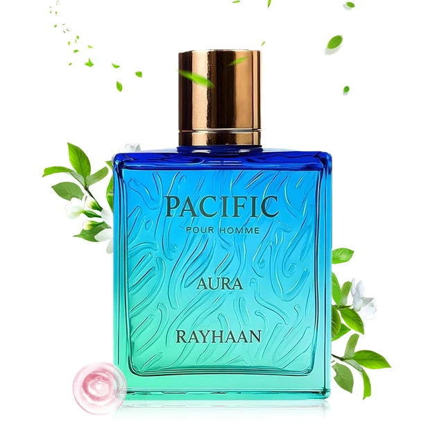 RAYHAAN PACIFIC AURA Eau De Parfum For Men 3.4 Oz/ 100 Ml SEALED IN BOX ...
