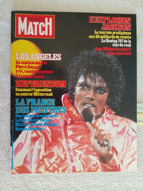 PARIS MATCH N°1835 27/7/1984 Jackson Salan Roi Hussein A.aimee Kaprisky Brassai EUR 3,50 ...