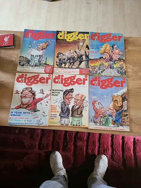 THE DIGGER MAGAZINE Vol1 No1-6 1987 £11.11 - PicClick UK