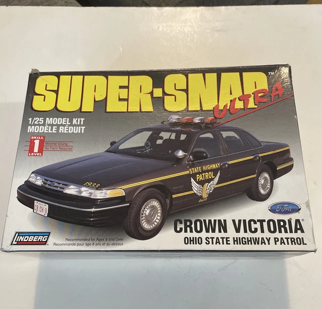 LINDBERG FORD CROWN victoria ohio state highway patrol 1/25 Model Kit ...