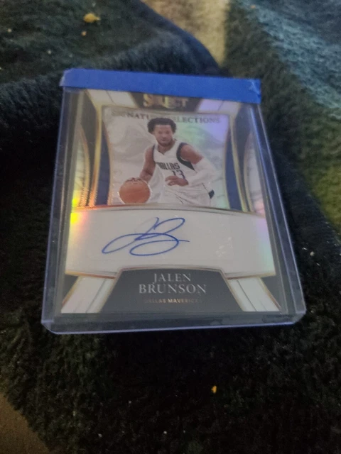 HOT JALEN BRUNSON Autographe sur A 2021-22 Select Card EUR 87,92 ...