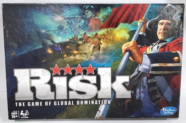 RISK THE BOARD Game of Global Domination Hasbro 2010 army troops #28720 ...