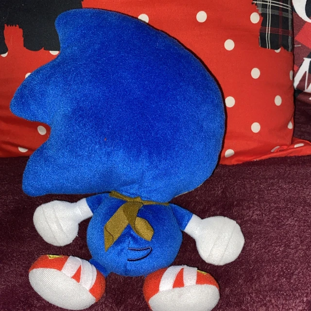 TOMY SONIC THE Hedgehog Sonic Boom Emoji 8” Sleepy Plush Soft Toy 🛑 ...