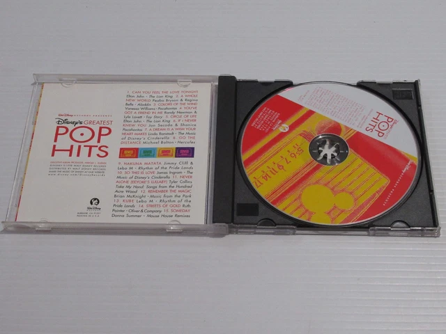 DISNEY'S GREATEST POP Hits Compilation Music CD - Various Artists $12. ...