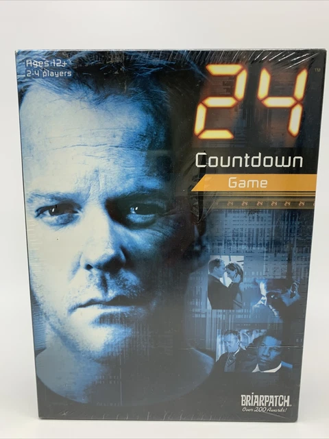 24 COUNTDOWN GAME Jack Bauer Briarpatch Ages 12+ 2-4 players NEW IN BOX ...