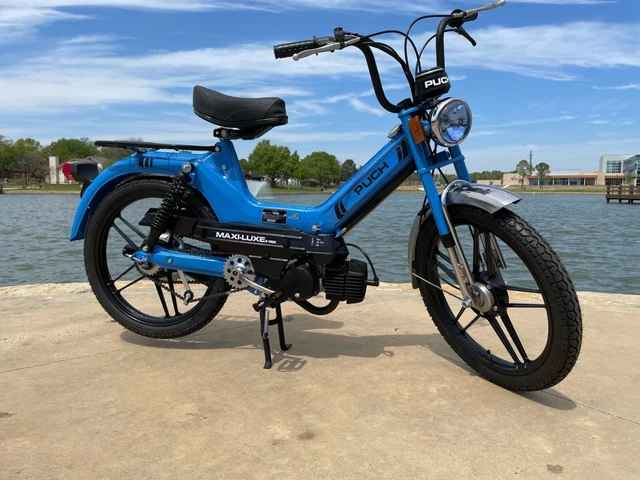 PUCH MAXI Cobalt Blue Moped Scooter 50cc EUR 3.251,09 - PicClick DE