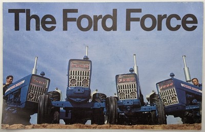 ORIGINAL FORD FORCE Tractor Range Foldout Sales Brochure, 1968 £40.00 ...