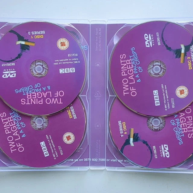 Bbc Two Pints Of Lager And A Packet Of Crisps Dvd Box Set S3 5 Cert 15