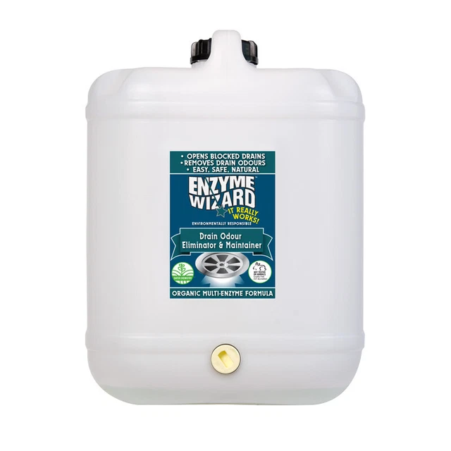 20LT ENZYME WIZARD Drain Odour Eliminator & Maintainer $101.00 ...