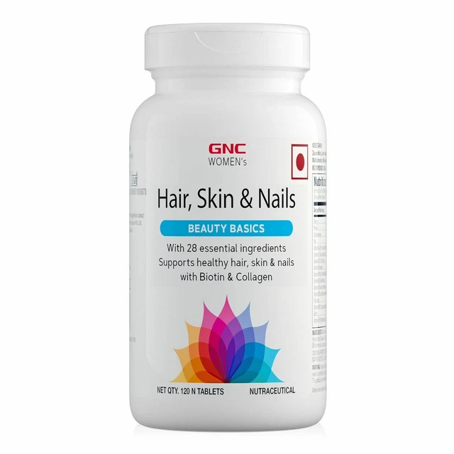 GNC WOMEN'S HAIR, Skin and Nails - 120 Tablets LONG EXPIRY £53.56 ...