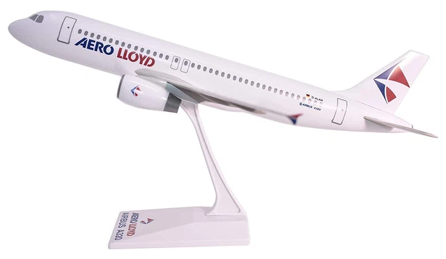 FLIGHT MINIATURES AERO Lloyd Airbus A320-200 Desk Display 1/100 Model ...