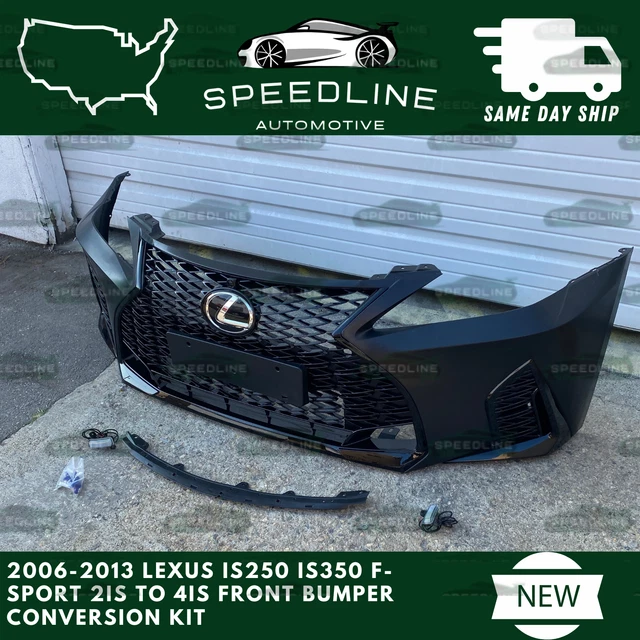 06-13 LEXUS IS250 IS350 F-Sport 2IS to 4IS Front Bumper Conversion Kit ...