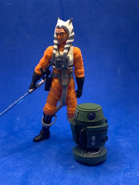 STAR WARS CUSTOM Figure: Ahsoka Tano female Togruta Jedi X-Wing Pilot ...