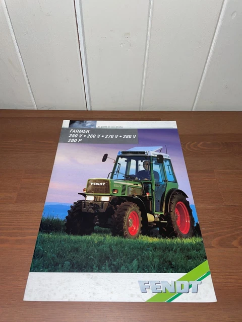 BROCHURE PROSPEKT PROSPECTUS TRACTEUR FENDT FARMER VIGNERON tractor-traktor-same EUR 9,99 ...