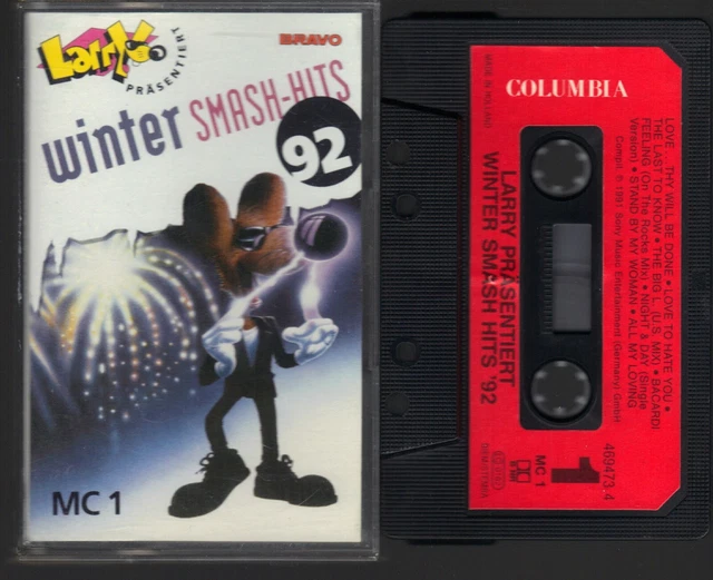 BRAVO LARRY WINTER Smash Hits 92 90er Sampler Roxette Ten Sharp MC ...